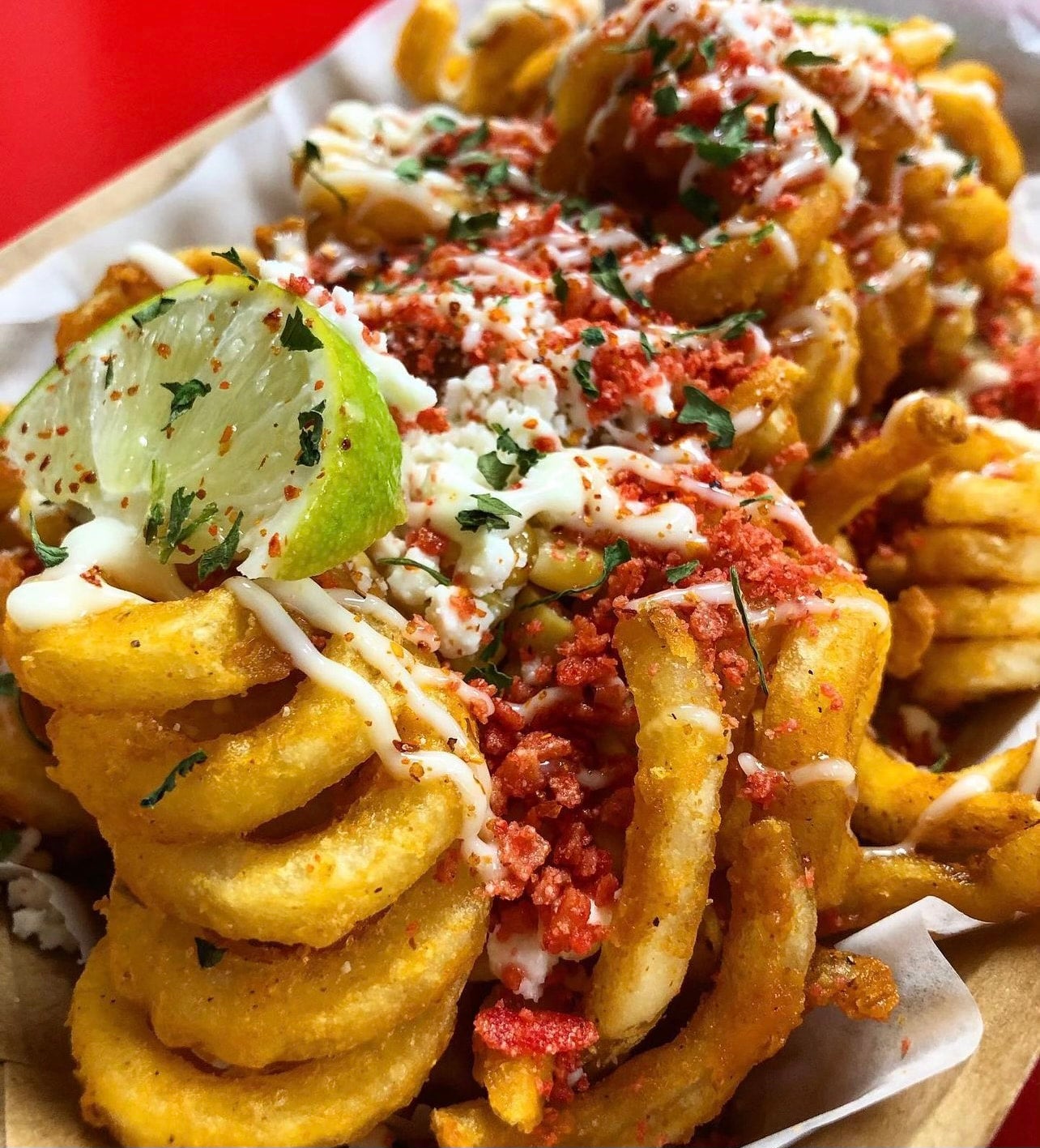 Full Curly Fry Loaded | The Dogfather